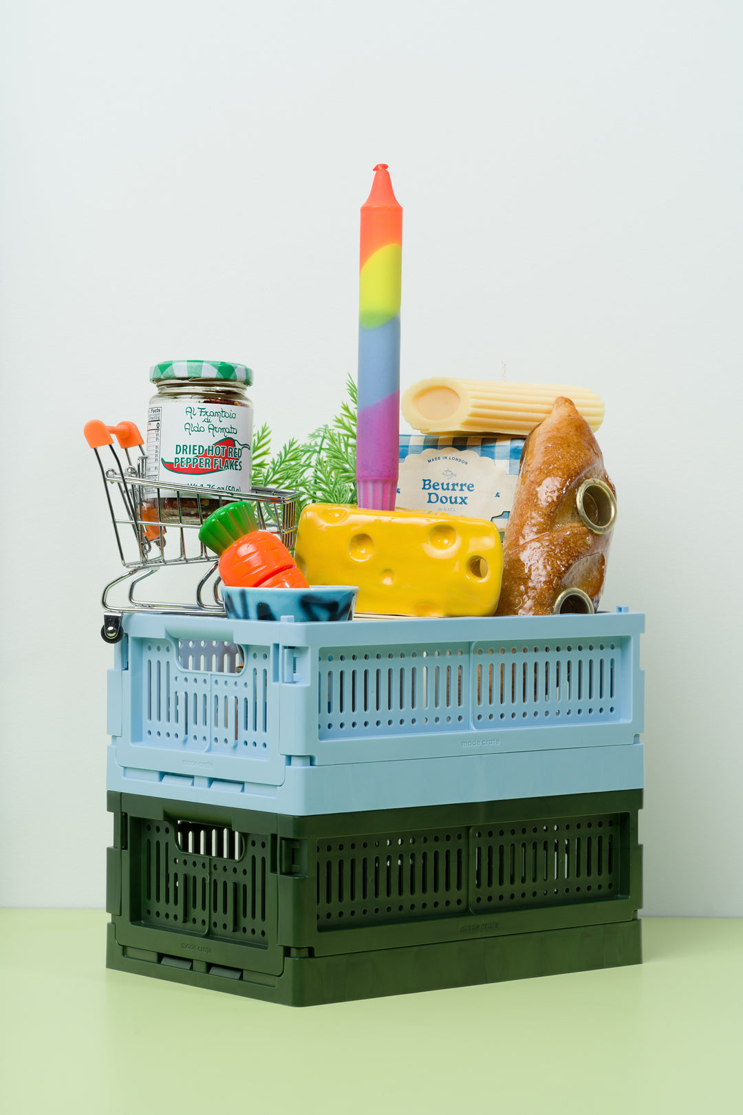 Recycled Mini Color Crate