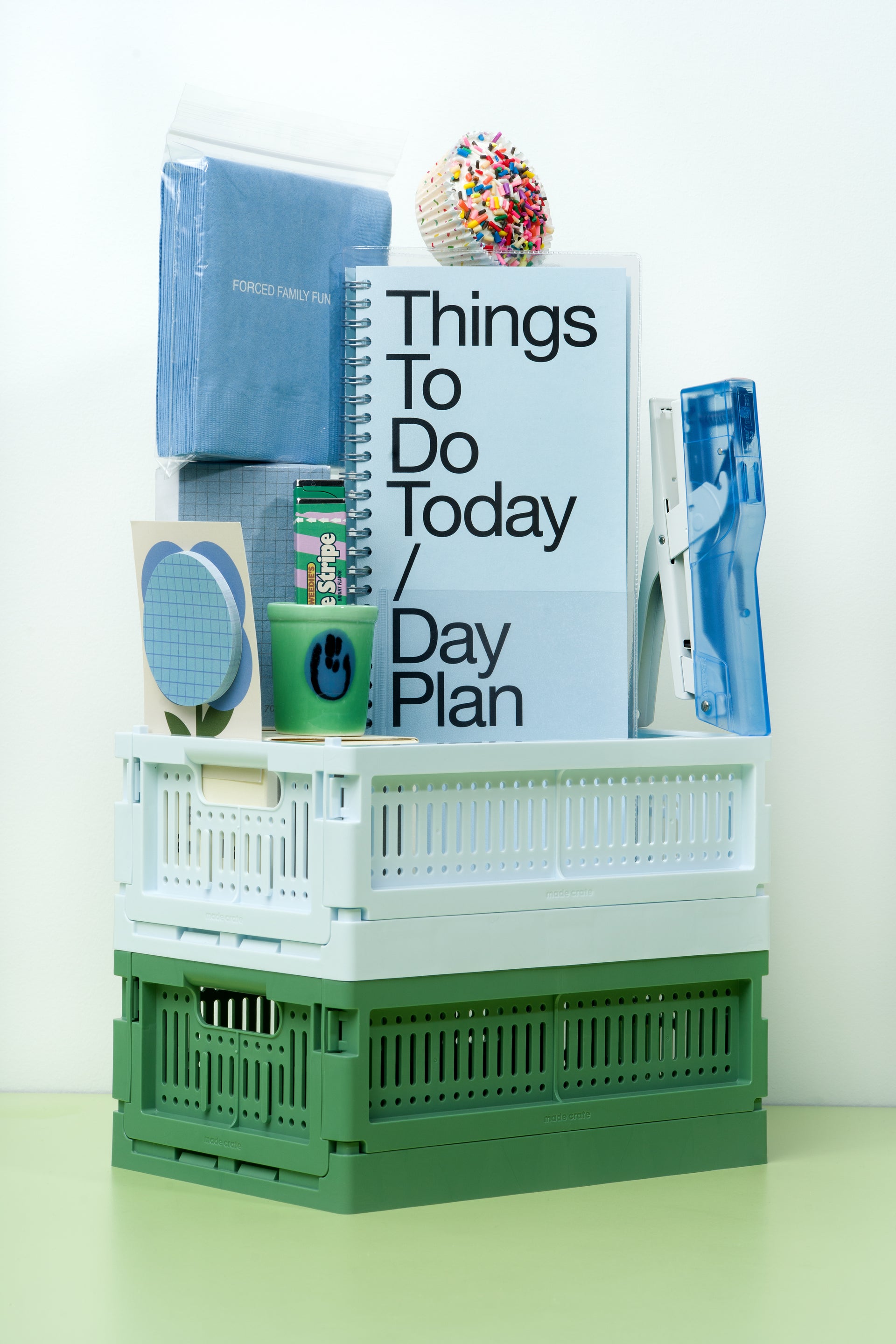 Recycled Mini Color Crate