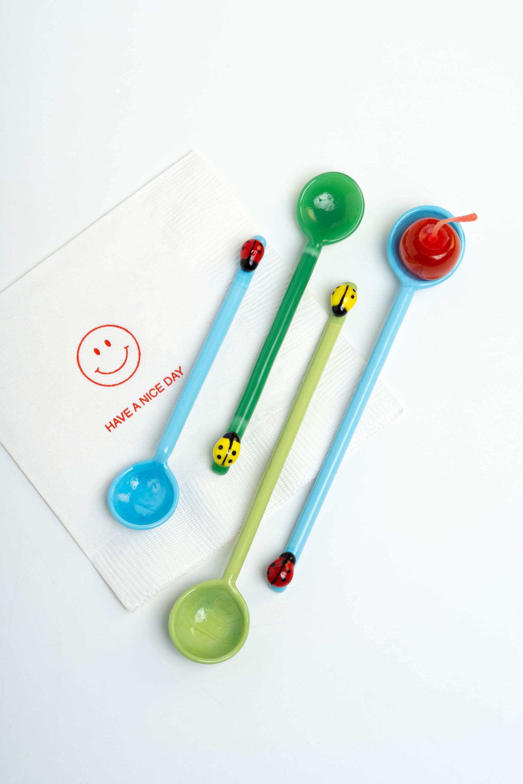 Ladybug Spoons
