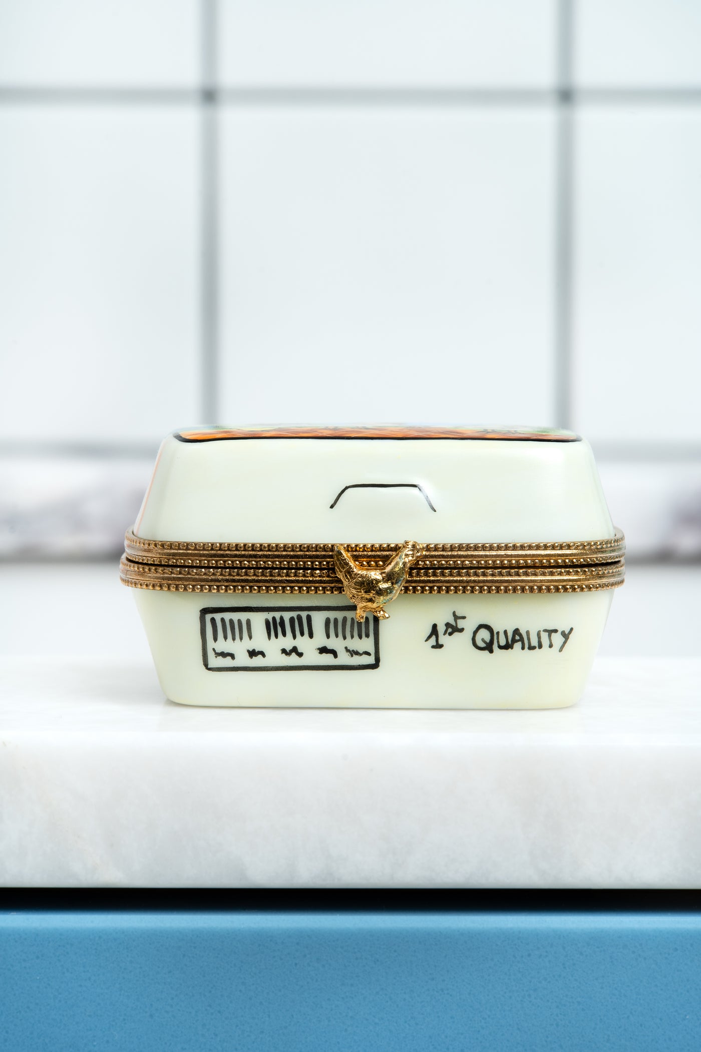 Eggs in Carton Limoges Box