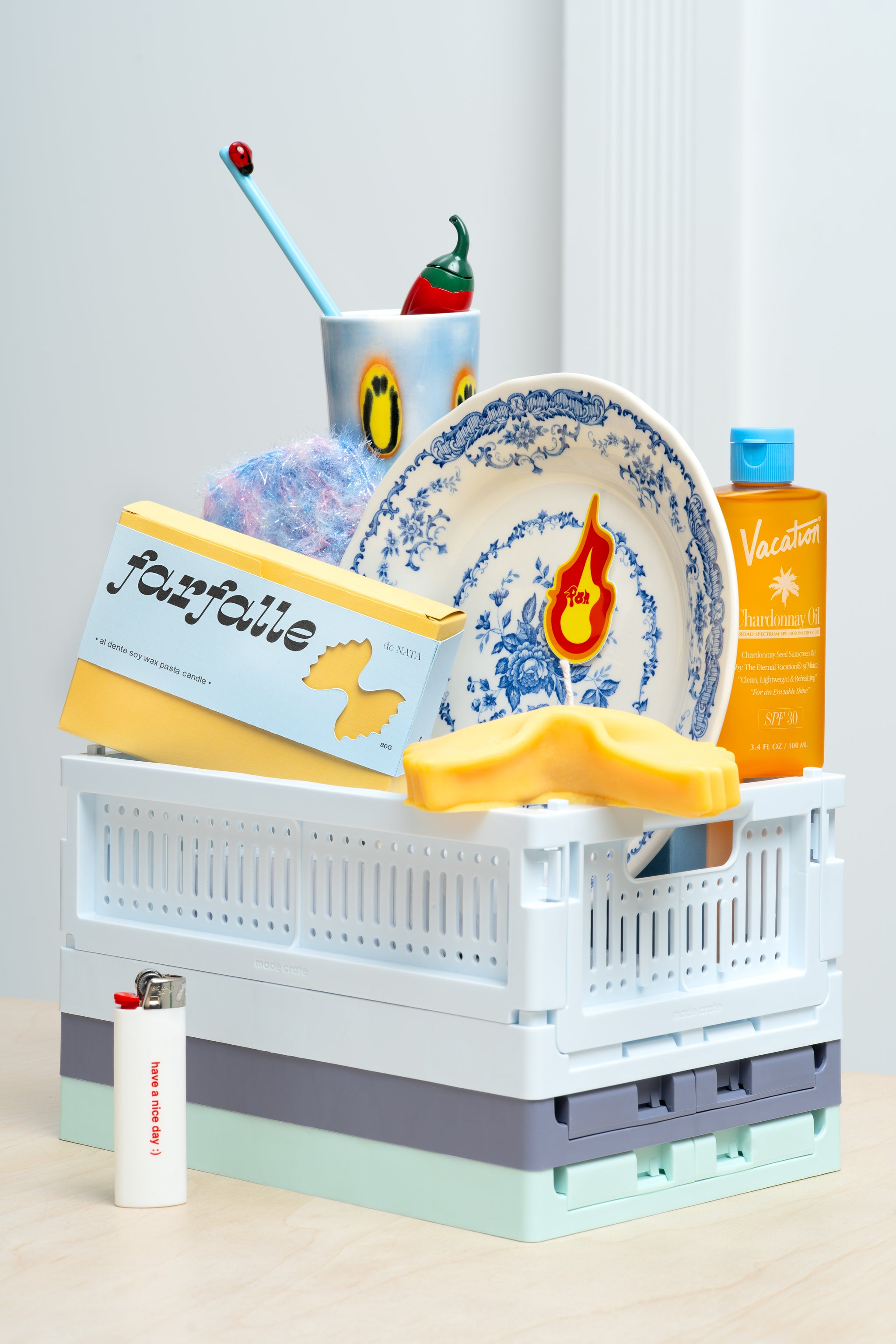 Recycled Mini Color Crate