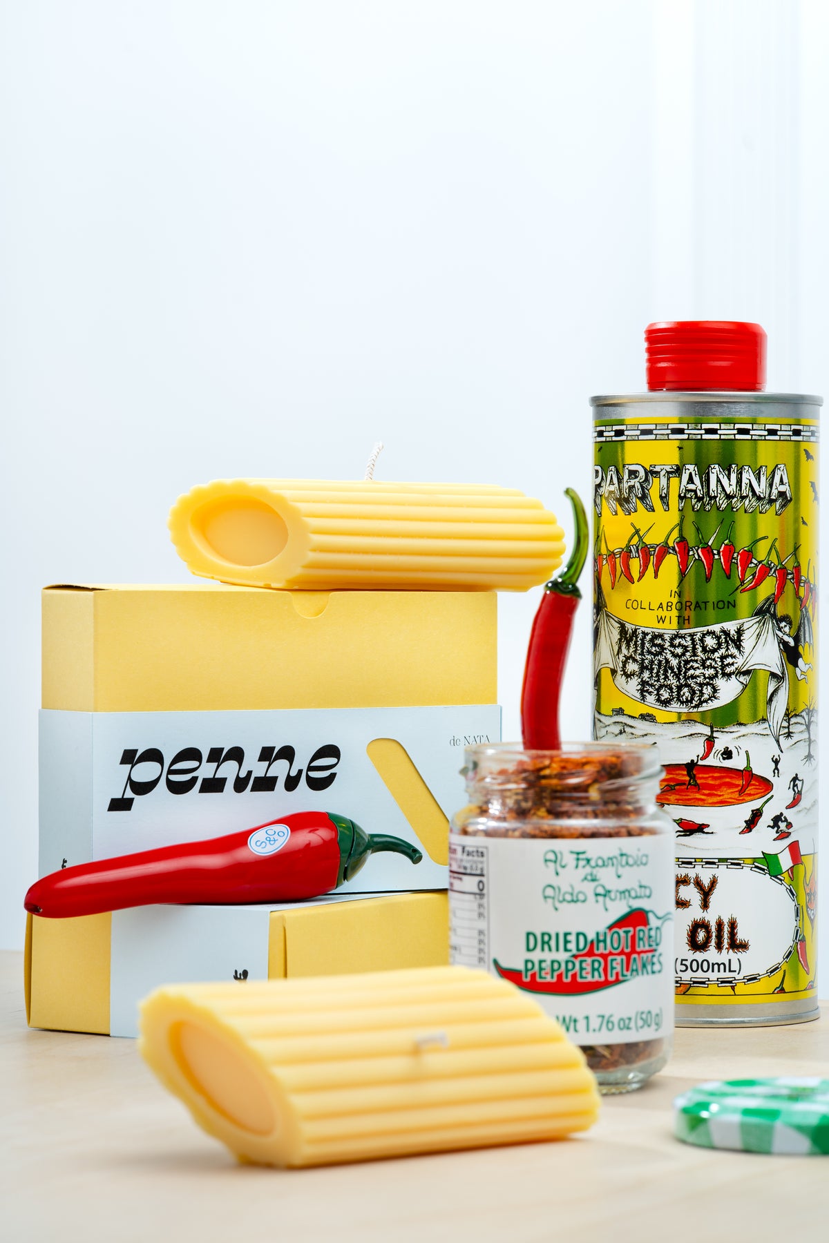 Penne Pasta Candle