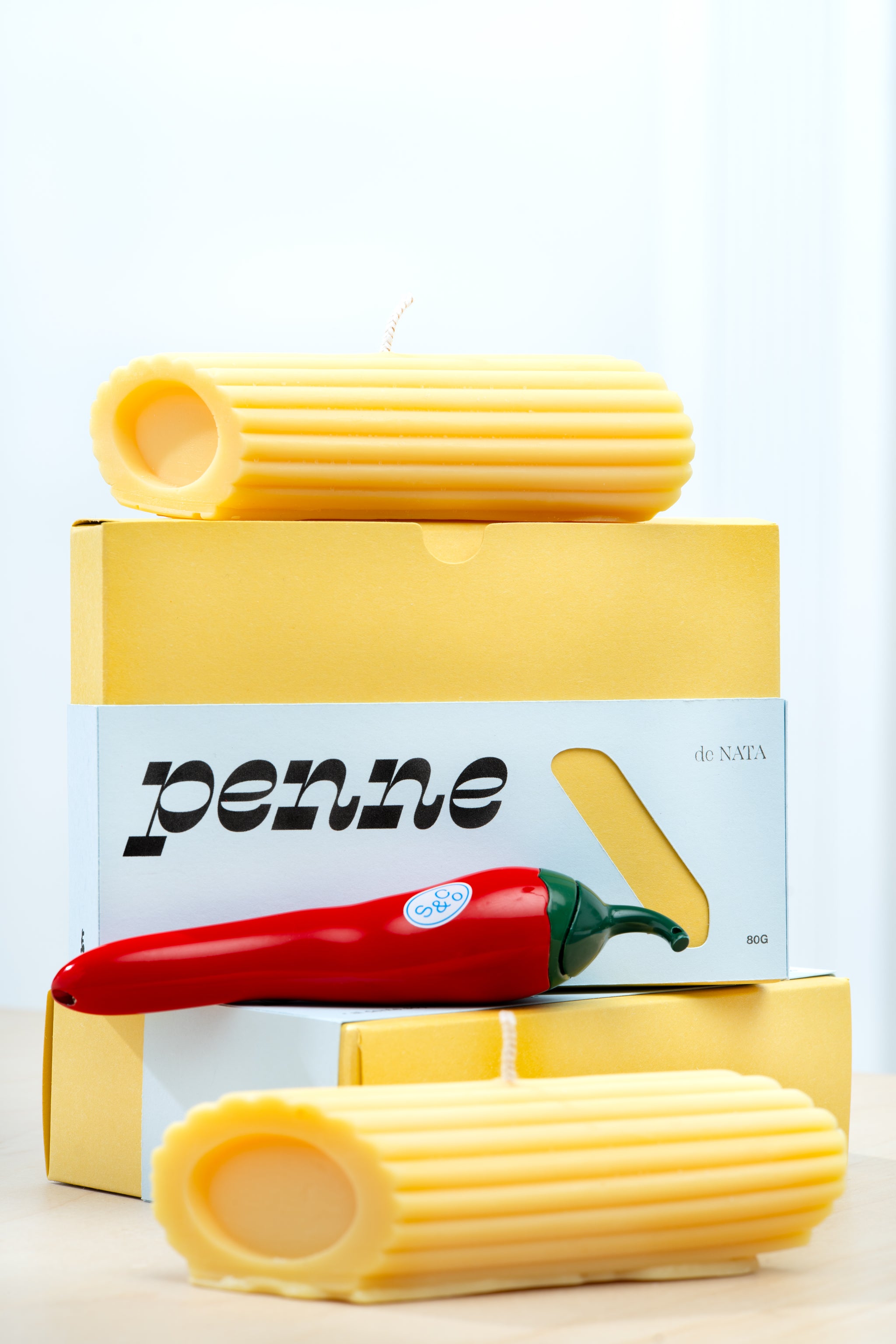 Penne Pasta Candle