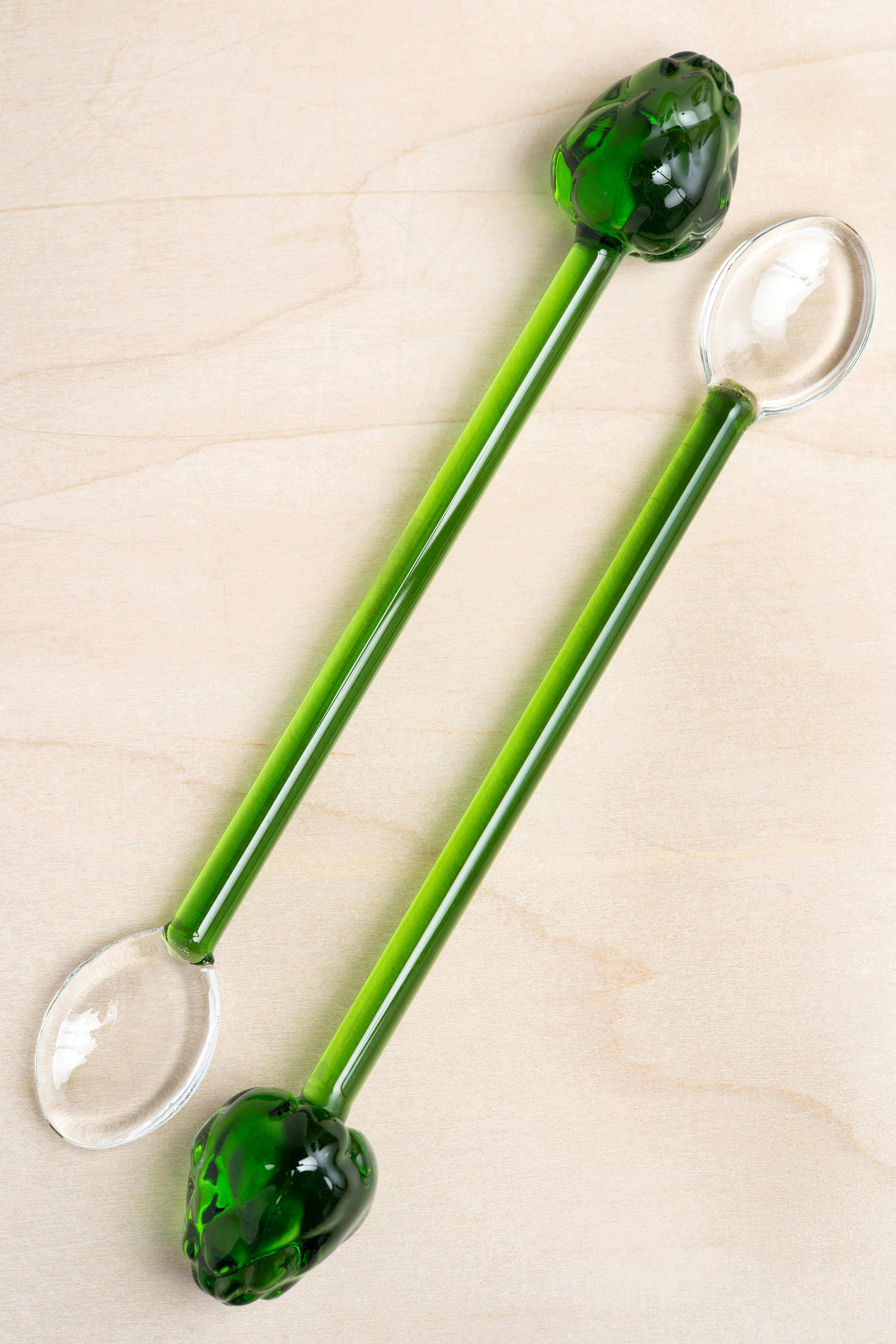 Vegetable Spoons | Ichendorf Milano | Borosilicate Glass | Set of Two