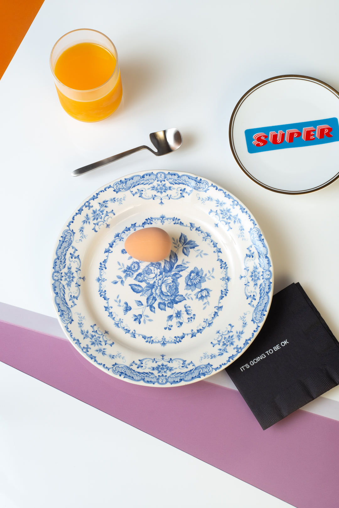 Blue Dinner Plate