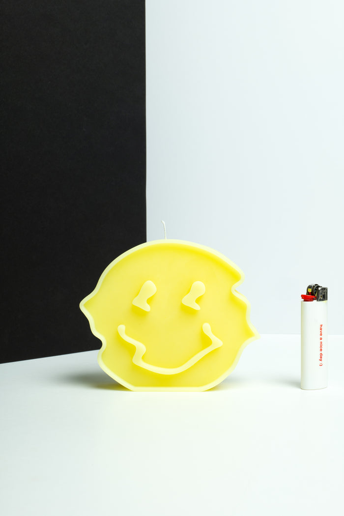 Smiley Face Candle